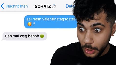 Meine Zuschauer schreiben Ihrem Crush *an Valentinstag* - YouTube