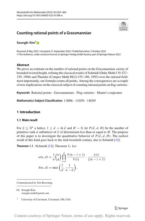 counting rational points of a grassmannian