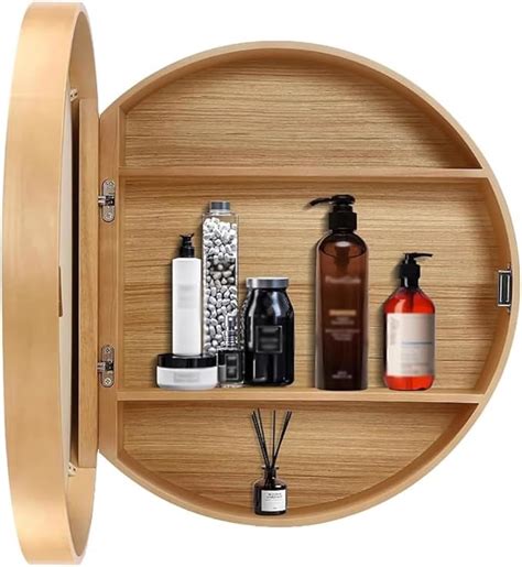 Armadietto Specchio Bagno 506070cm Specchio Da Parete Rotondo In