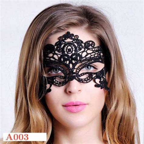 Jual A003 Mask Topeng Karnaval Penutup Mata Sexy Hot Brokat Hitam Di Seller Raindrop