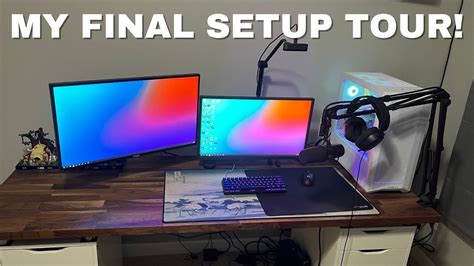 My Final Setup Room Tour 10k Setup Youtube