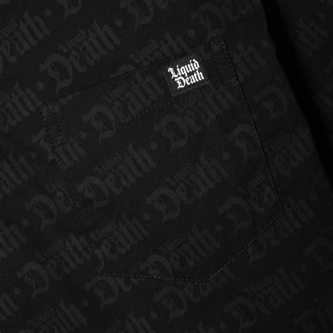 Deluxe Death Woven Shirt Liquid Death