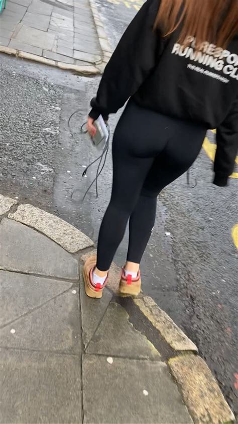 Hot Redhead Pawg Black Leggings Spandex Leggings Yoga Pants Forum