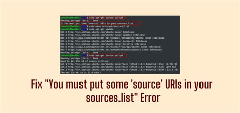 fix you must put some deb src uris in your sources list