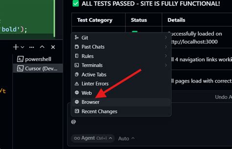 How To Control Your Browser Within Cursor