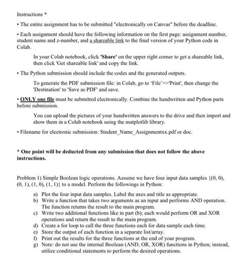 solved problem 1 simple boolean logic operations assume we