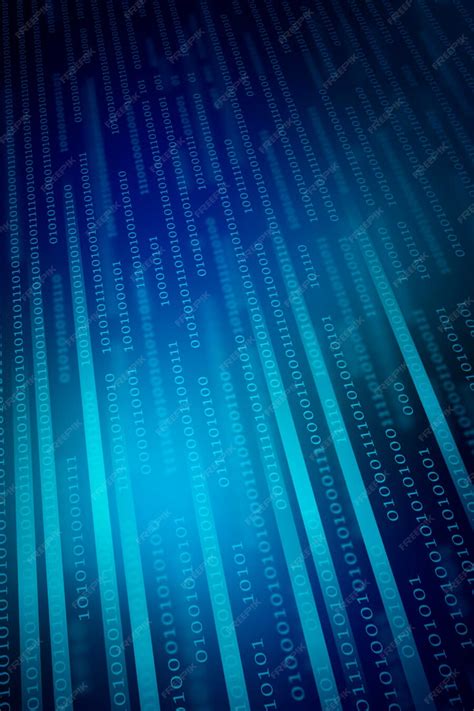 Free Vector Stream Of Binary Code Design Vector