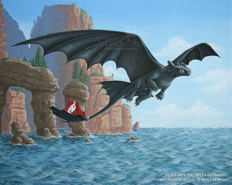 Flying Toothless By Strecno On Deviantart