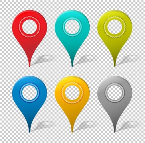 Premium Vector Set Of Mapping Pins Icon