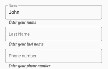 Floating Label Layout In Xamarin DataForm Control Syncfusion
