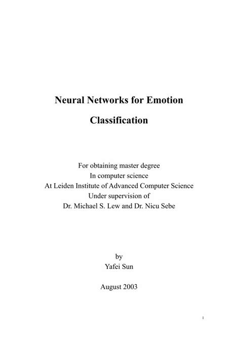 pdf neural networks for emotion classification dokumen tips