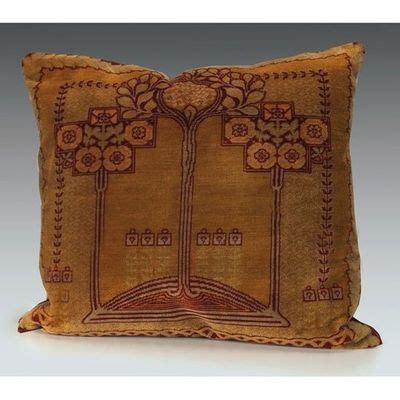 Exceptional Arts And Crafts Pillow Colorful Embroidered Design Of