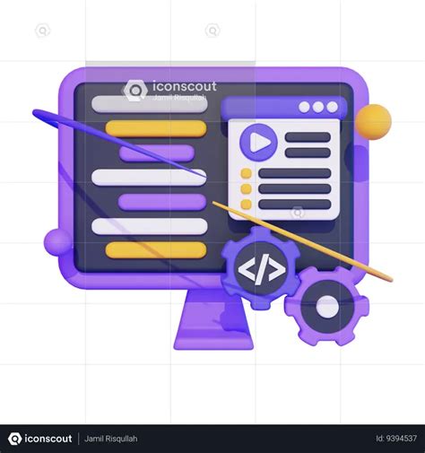 Software Development 3D Icon - Free Download Design & Development 3D ...