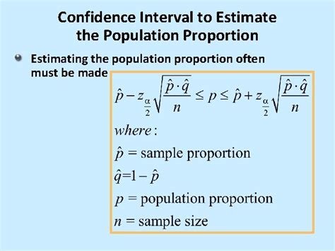 Statistical Inference Estimation For Single Populations 1 Learning