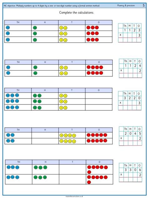 Multiply Numbers Up To Digits By A One Or Two Digit Number Using A Formal Written Method