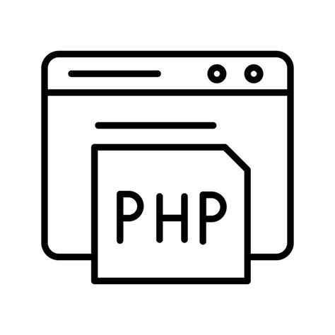 php vector icon 40086394 vector art at vecteezy