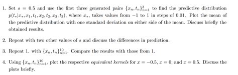 Solved Part 1 Bayesian Linear Regression A Sequential