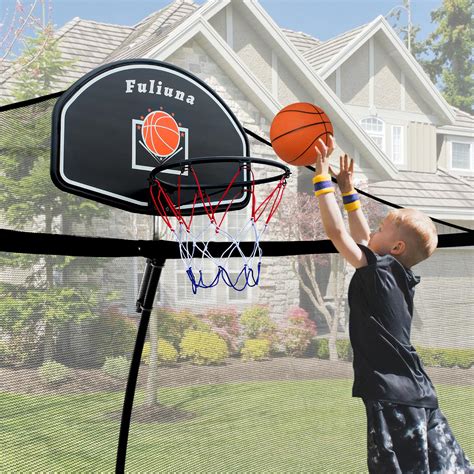 Fuliuna Trampoline Basketball Hoop Easy To Install Basketball Hoop For Trampoline