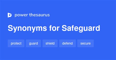 Safeguard Synonyms 2 456 Similar Words And Phrases