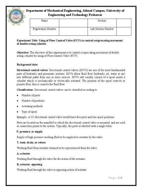 Lab 8 Pdf Valve Gases