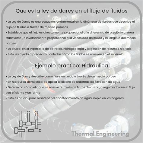 ¿qué Es La Ley De Darcy En El Flujo De Fluidos