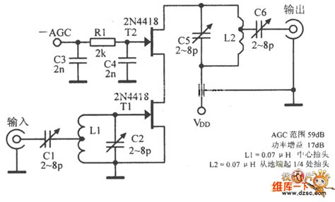 The MHz Cascode Amplifier Circuit Principle Diagram Audio Circuit Circuit Diagram