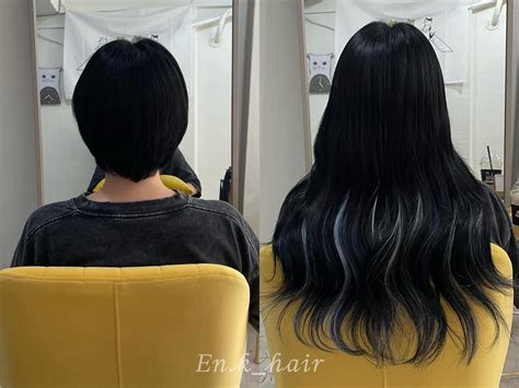 동작구붙임머리 단발•숏컷붙임머리전문점 ෆ 앤크헤어 원장 ෆ 노팁붙임머리 웨이브붙임머리 슬림땋기 エクステ 전체붙임머리 And 포인트 컬러붙임머리 St •⌄• ू 첫 컬러