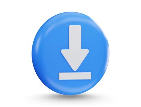 Premium Psd Psd Download Icon 3d Rendering Vector Illustration