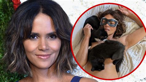 Halle Berry Poses Topless With Cats For Catwoman Th Anniversary Wdc News