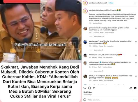 Skakmat! Begini Jawaban Telak Dedi Mulyadi saat Disebut 'Gubernur ...