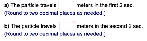 solved a particle is released as part of an experiment its