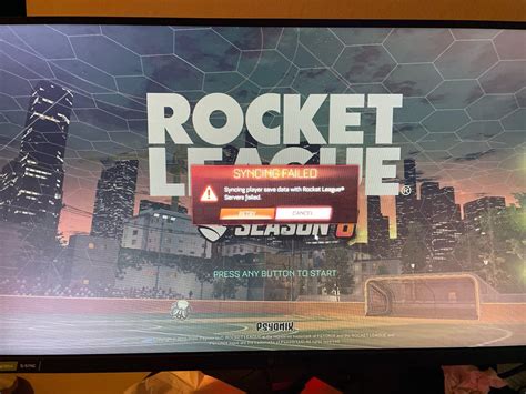 syncing failed r rocketleague