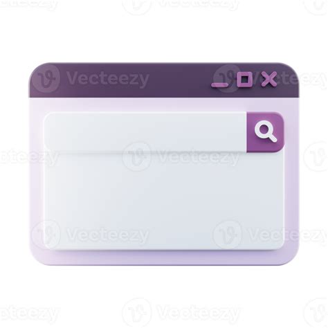 Desktop Search Engine Website 3d Render 43848445 Png