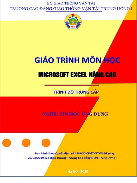 Microsolf Excel Nang Cao 2599 Pdf