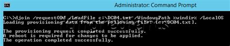 How To Configure Offline Domain Join Djoin Command