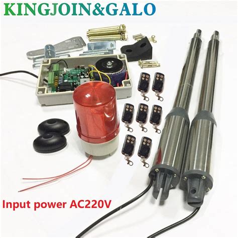 전기 게이트전기 스윙 게이트 오프너 스윙 게이트 모터 7 원격 제어 광전지 1 쌍 1 알람 조명 300 Kggate Motorswing Gateswing