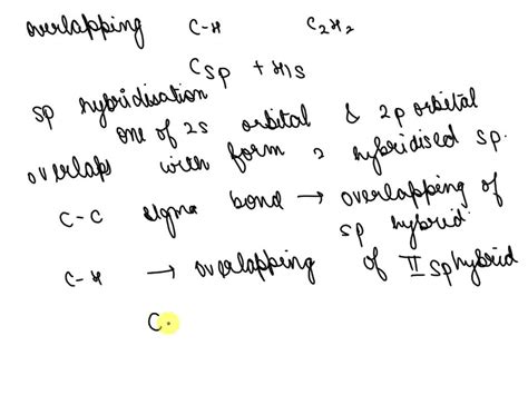 Solved The Acetylene Lewis Structure And Bonding Scheme Are Presented Below H C≡c H Which Of