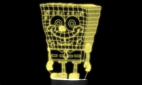 Spongebob 3d Effect Mood Light Groupon Goods