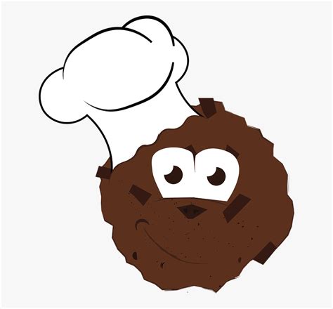 Cookie Hat Chef Cake Cooking Sugar Food Sweet Gambar Cookies Kartun Hd Png Download