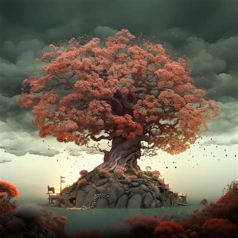 Premium Ai Image The Tree Animation Premium Ai Image The Tree Animation