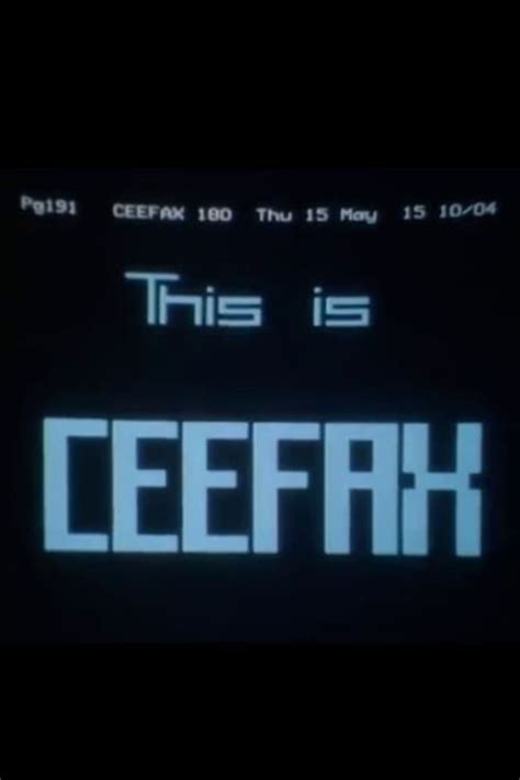 This Is Ceefax 1975 — The Movie Database Tmdb