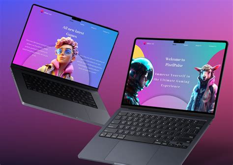 Parallex Effect Game Website Figma