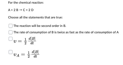solved for the chemical reaction na 2b c 2d nchoose all