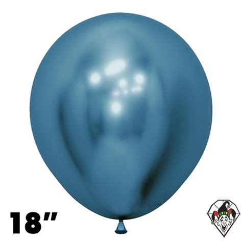 Sempertex 18 Inch Round Reflex Blue Balloons 15ct
