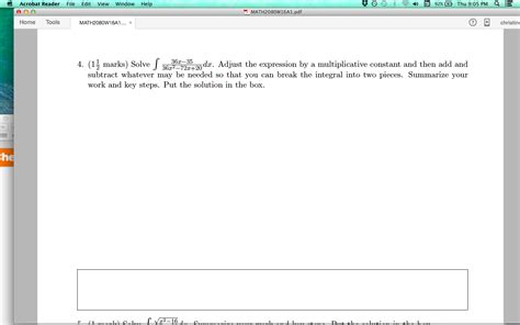 Solved Acrobat Reader File Edit View Window Help 92 Thu