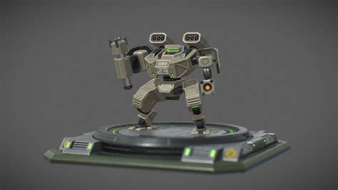 Tiny Bot 3d Model By Daniil Loskutov Aniosame [f0060e2] Sketchfab