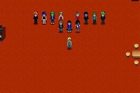 just wanted to show off some character sprites for my game r rpgmaker