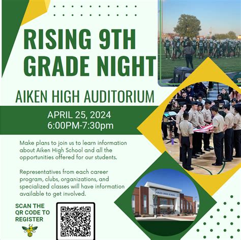 Rising 9th Grade Information Aiken High