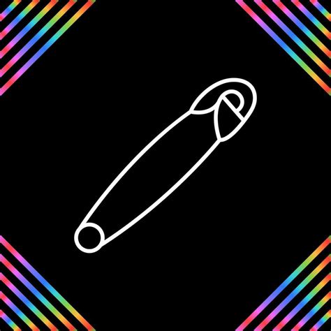 Safety Pin Vector Icon 28019089 Vector Art At Vecteezy