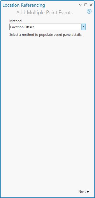 Add Point Events By Location OffsetArcGIS Pro Documentation